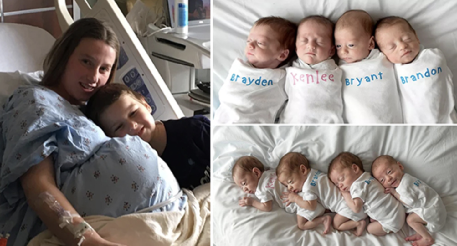 Georgia Couple Welcomes Quadruplets Just in Time for Christmas “My 4 ...