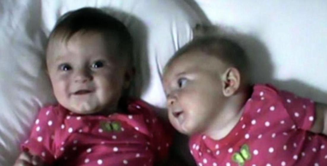 Mom Puts Twins On Beds— Don’t Move Eyes Away From Baby On The Right ...