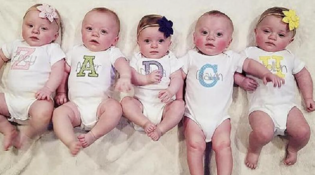 The couple had five children at once: Now their life is an endless ...