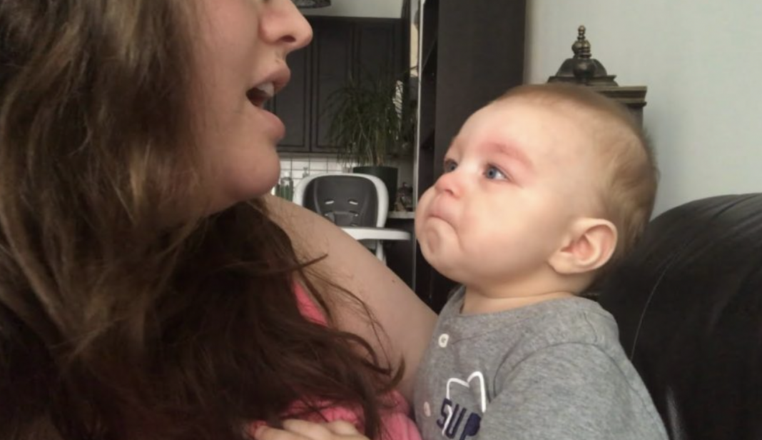 When Mom Sings Opera, Baby Gets Emotional!!! | My Cute Babies