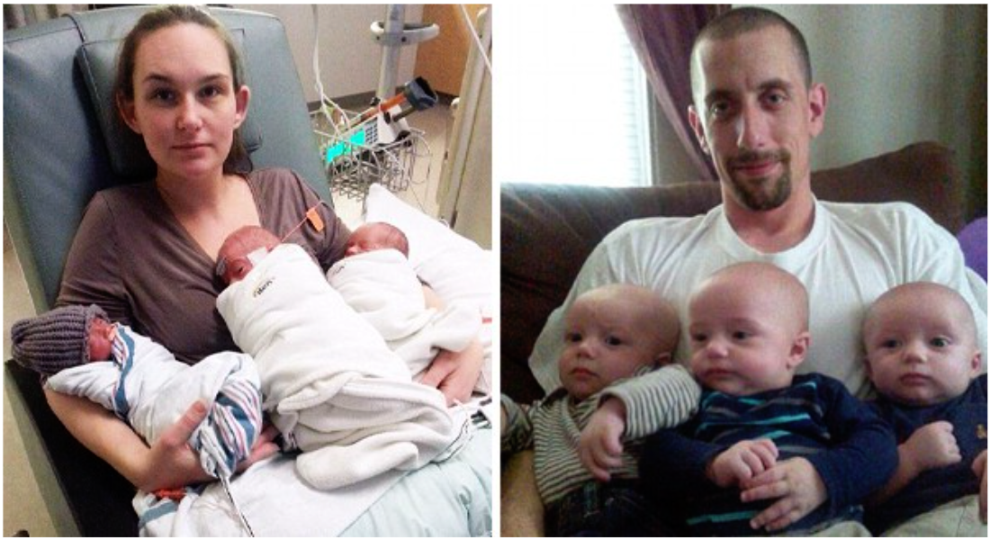 A Mum Who Gave Birth To Triplets Last Year Has Found Out She Is Now ...
