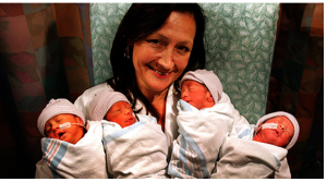 A Mum Has Natural Quadruplets, 3 Years After Triplets | My Cute Babies