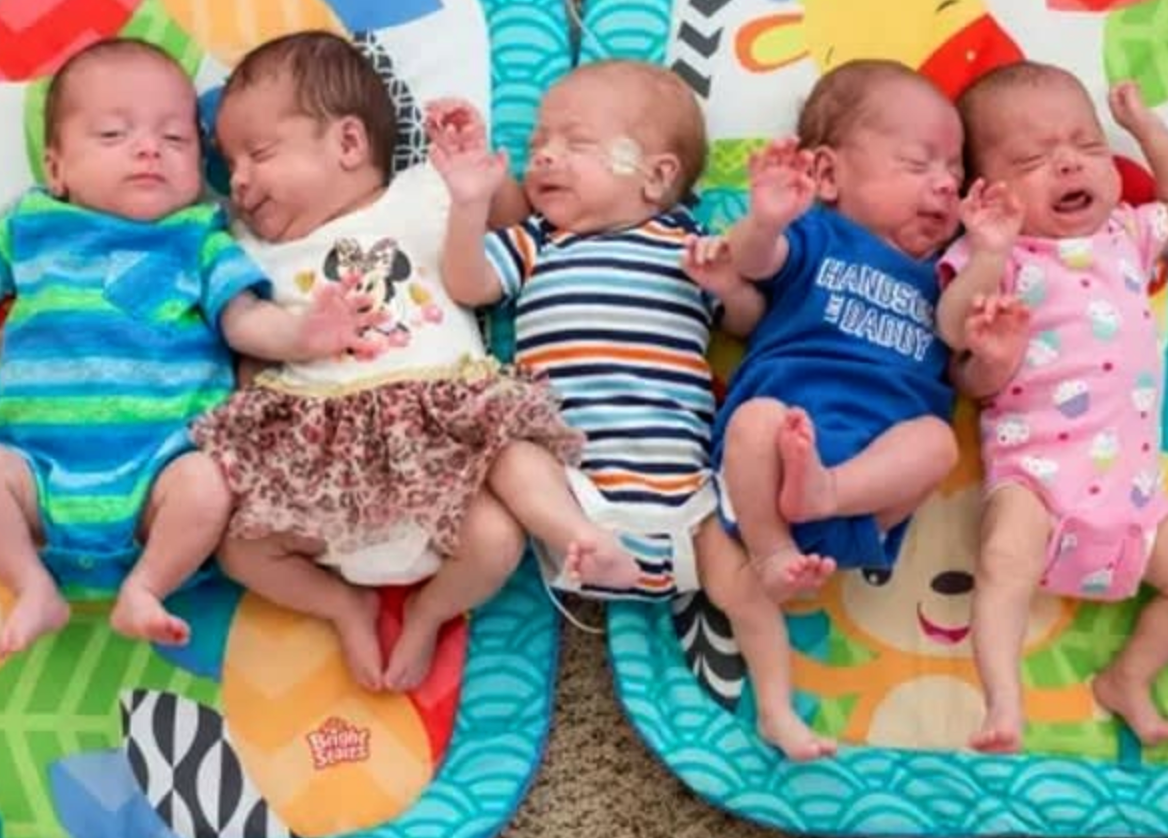 Teo The incredible journey of a mother embracing the arrival of seven ...