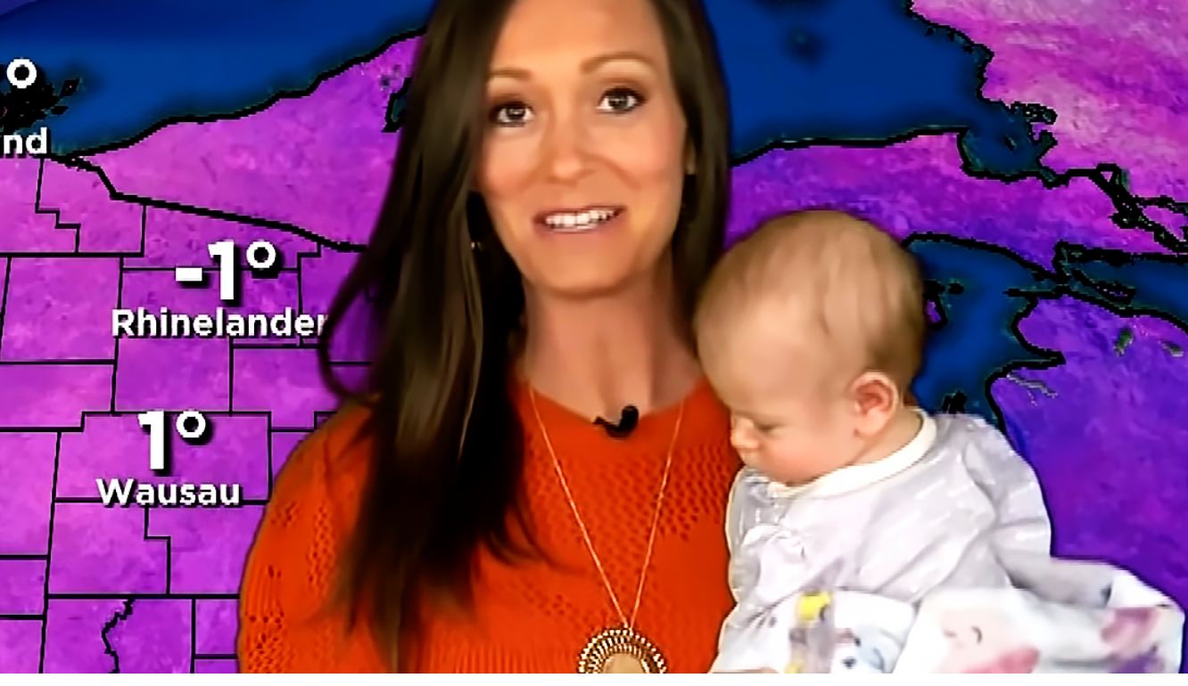 13-week-old meteorologist in training steals the show on impromptu ...