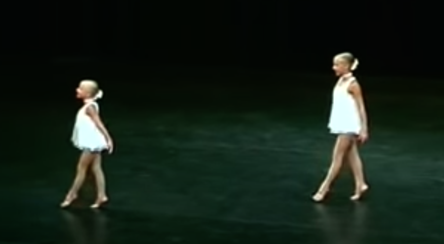 Sisters Perform Moving Acro Dance Routine | My Cute Babies