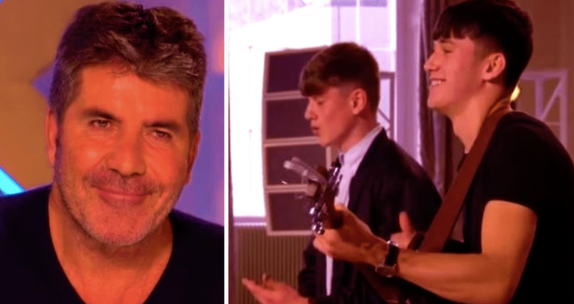 Brothers Put Their Twist On Rock Classic And Impress Simon | My Cute Babies