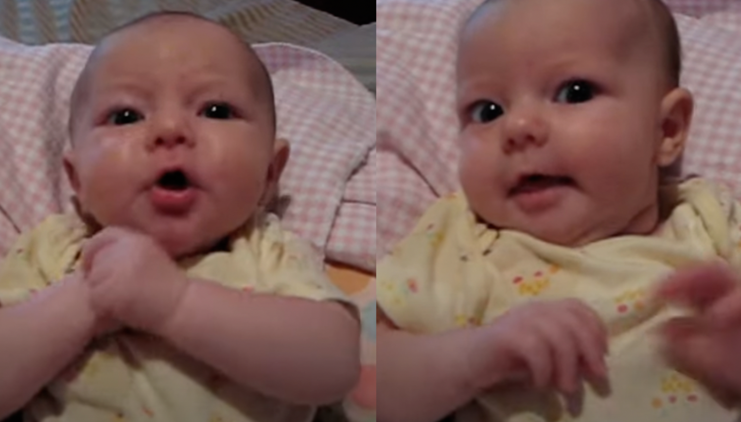 The Incredible Early Development of an 8-Week-Old Talking Baby Saying ...