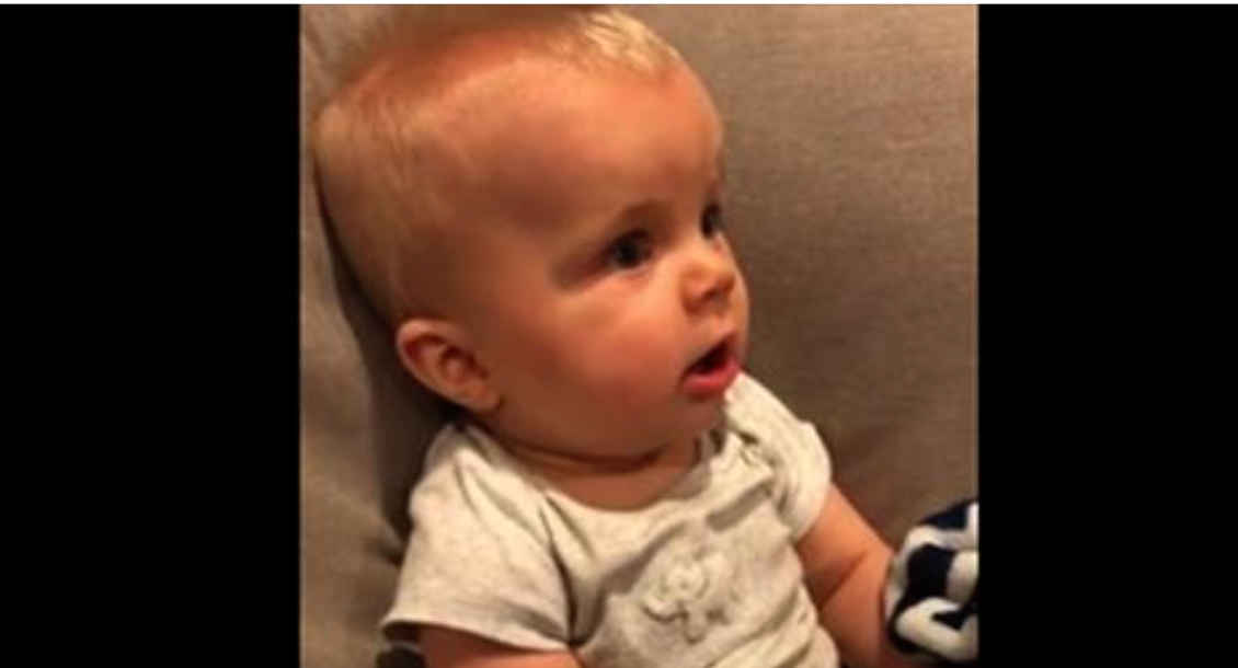 Baby Stares In Awe As He Hears Dad Play Guitar For The First Time Ever ...