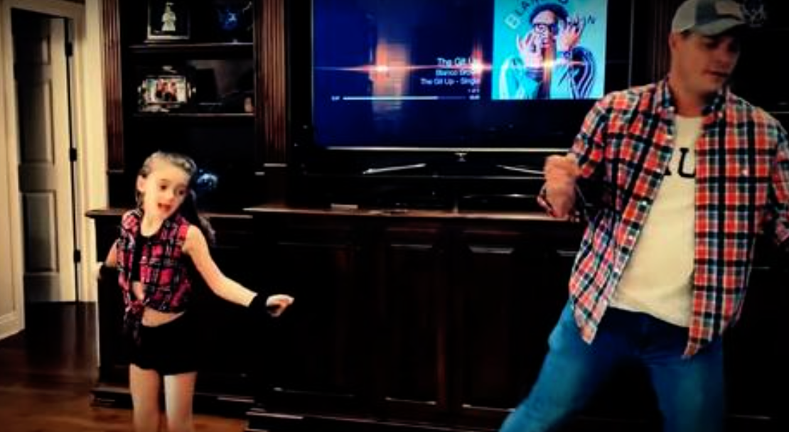 Father-Daughter Duo Show Off Cowboy Boogie Skills in Epic Git Up ...