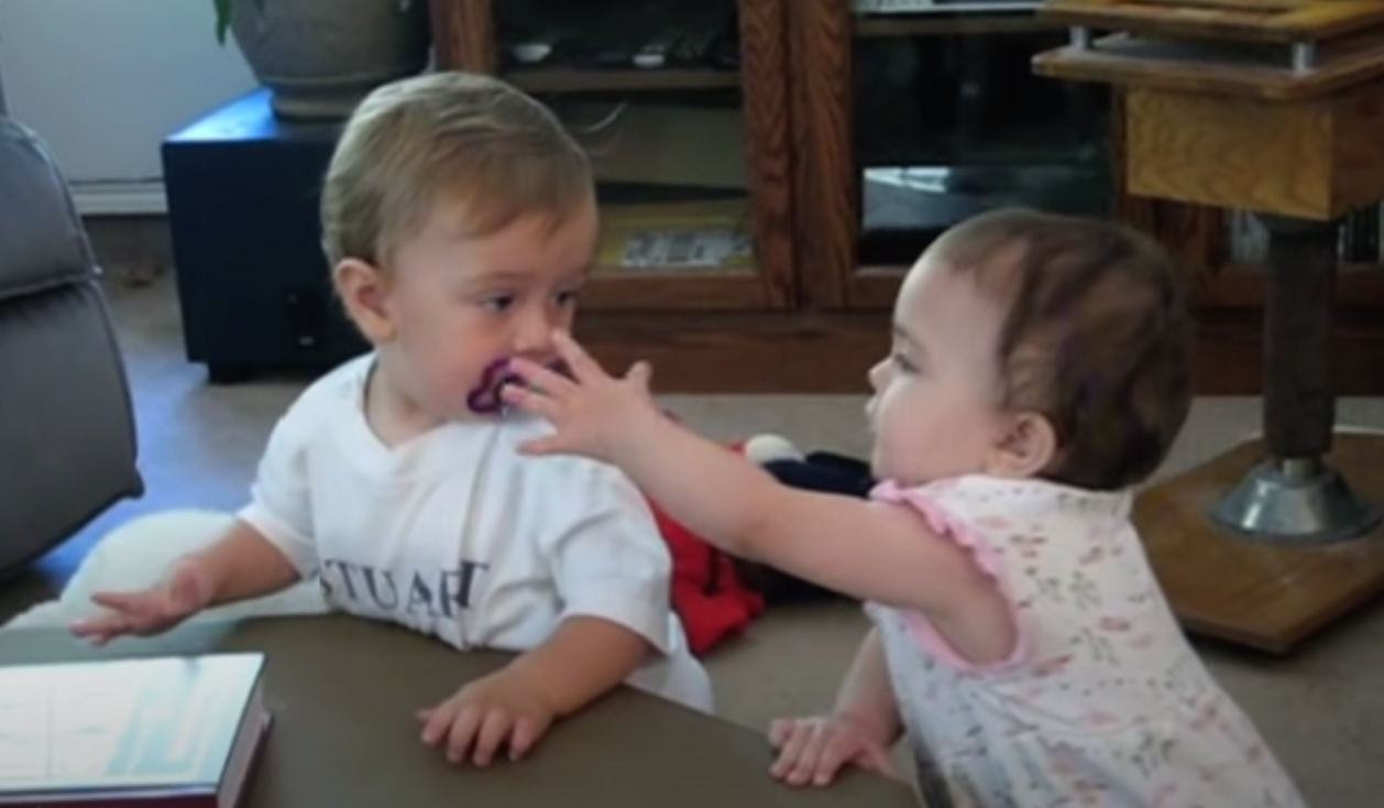 Twin Babies Fight Over Pacifier . SO FUNNY | My Cute Babies