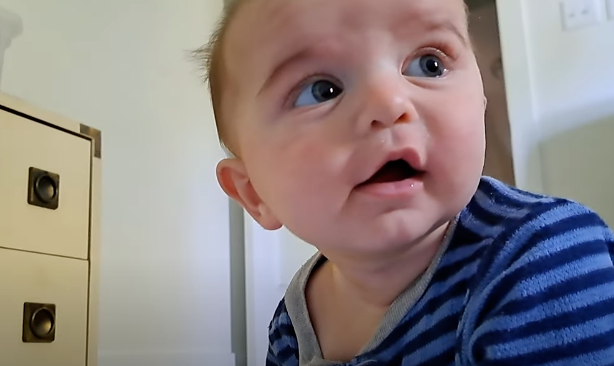 Heart-Melting Gaze: Adorable Baby Captures Hearts with a Sweet Stare ...