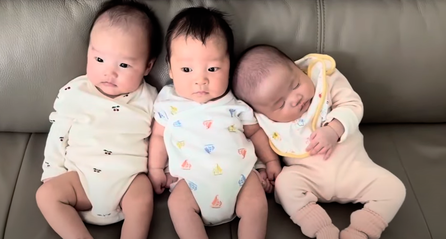 Triple The Cuteness: Korean Triplet Will Melt Your Heart | My Cute Babies