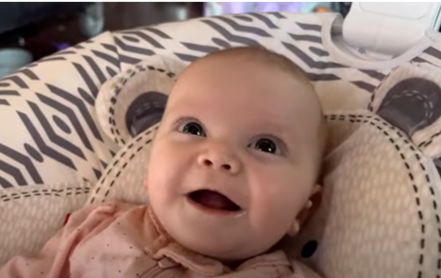 This Little Baby Is Very Happy To Hear His Father’s Voice | My Cute Babies