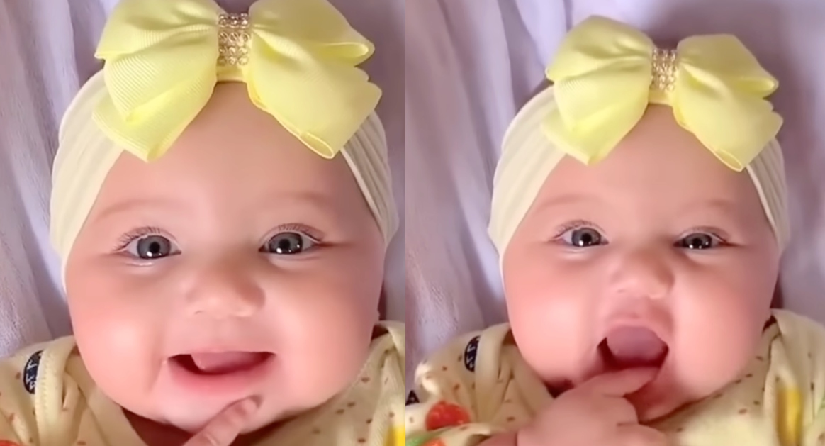 The Tender Gaze of a Little Baby Girl. Heartwarming Gaze | My Cute Babies