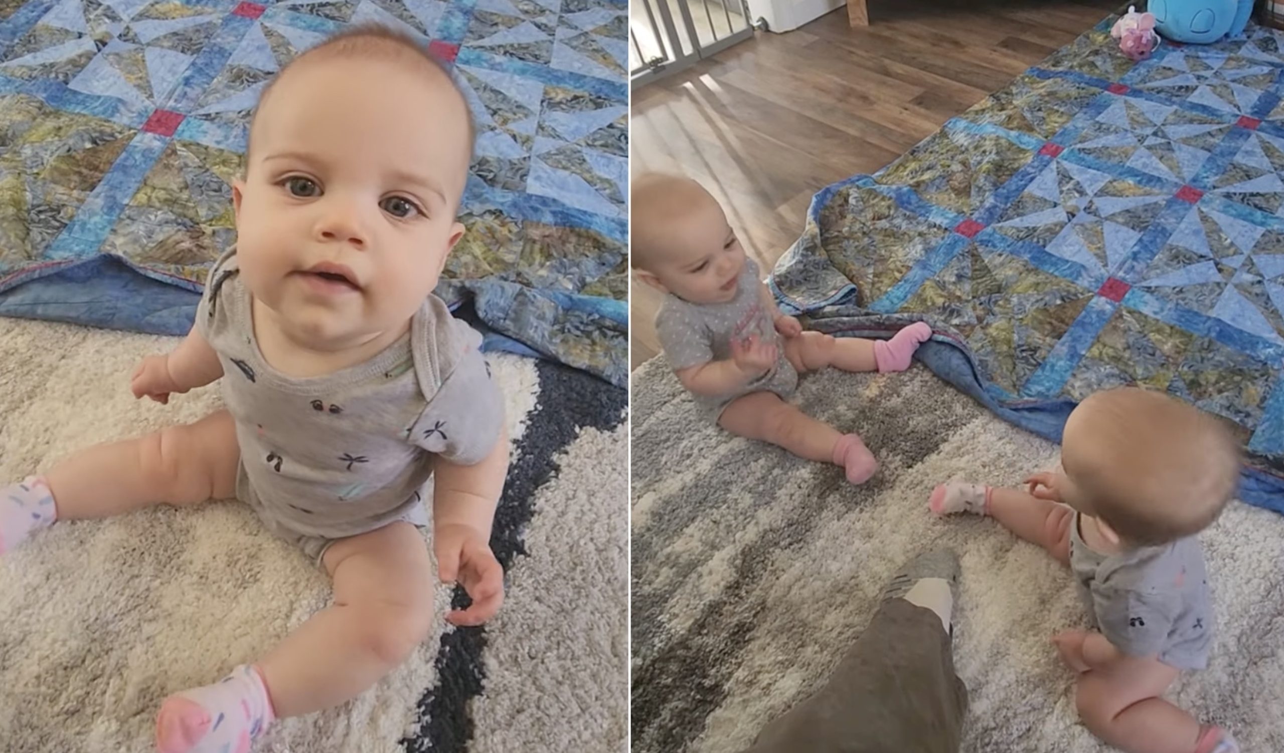 Happy players : Baby twins will boost your mood with their unique game ...