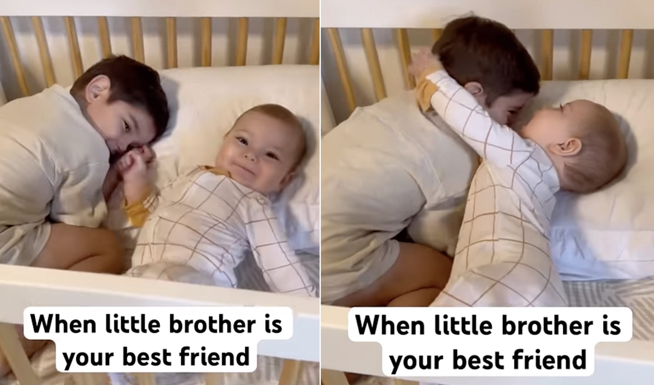Unconditional love : Brothers are best friends | My Cute Babies