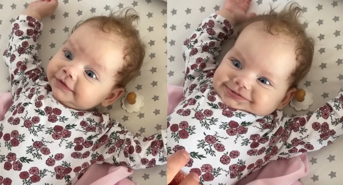 Capturing the Adorable Charm of a Newborn Baby Girl’s Stretch | My Cute ...