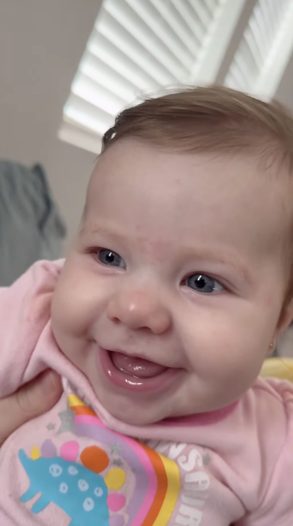 Her voice is so touching! After trying to say her first word “Mama ...