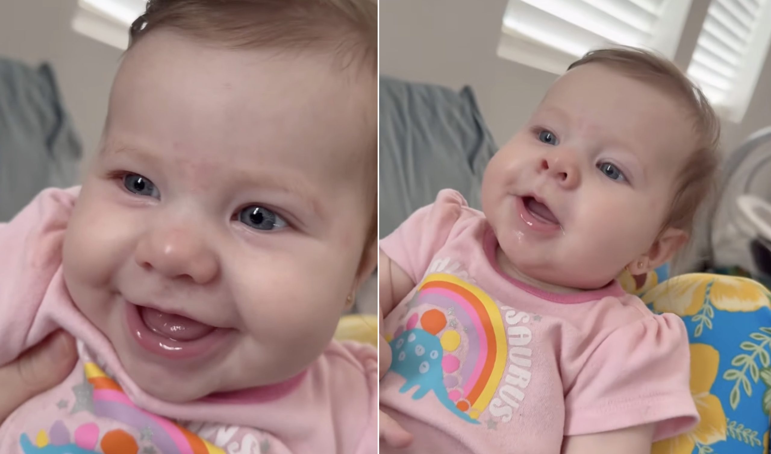 Her voice is so touching! After trying to say her first word “Mama ...