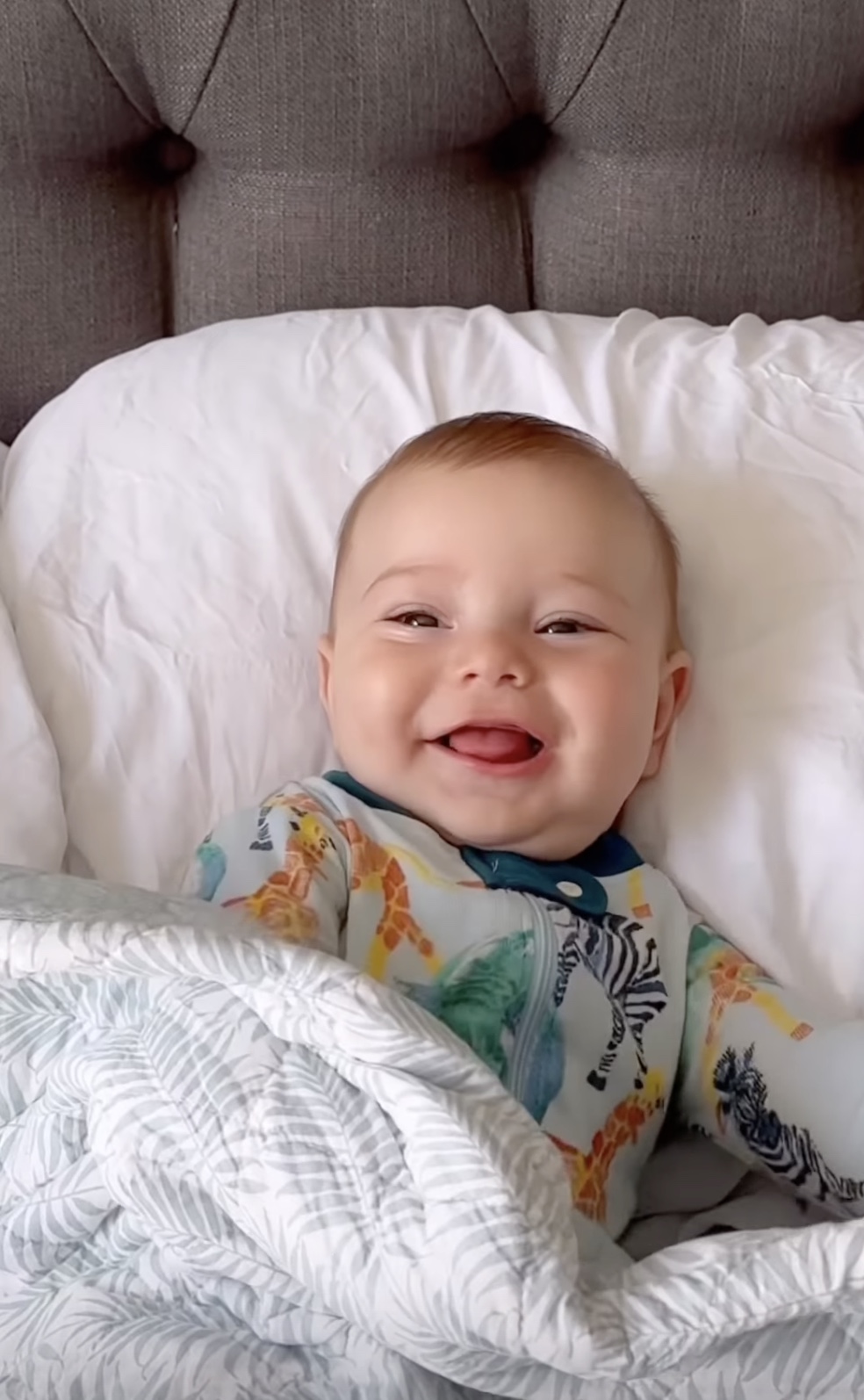 That toothless smile is the best! This cute baby will brighten your ...