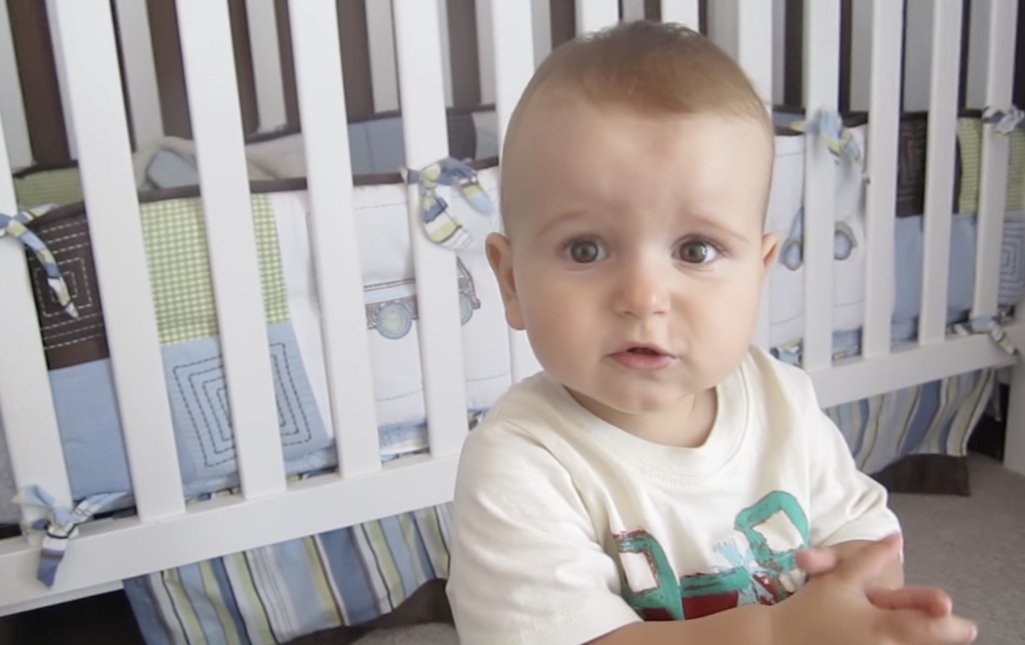 This boy has the cutest tongue: A 13-month-old baby boy is talking with ...