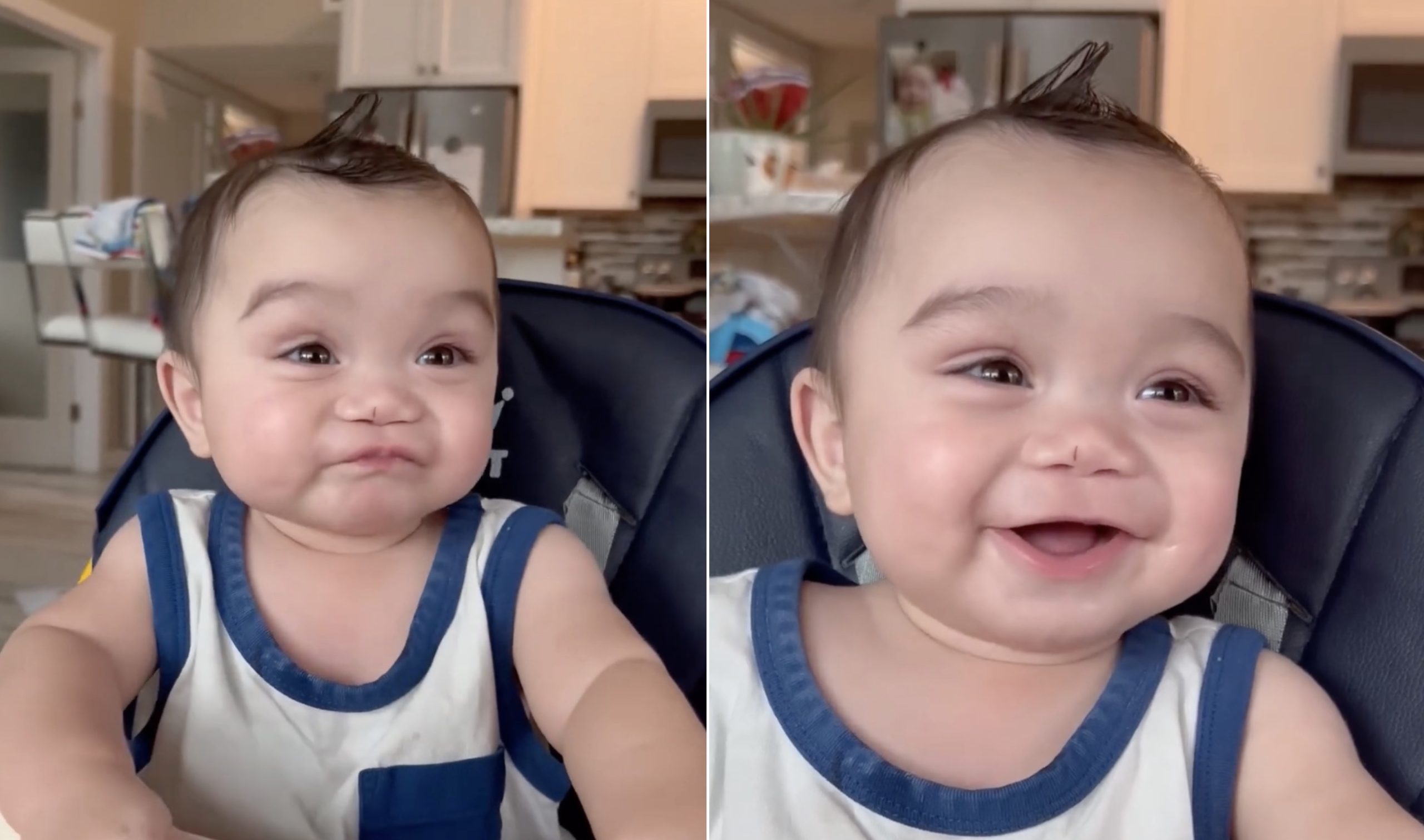 Such an attractive baby : Little boy will conquer you with his charming ...