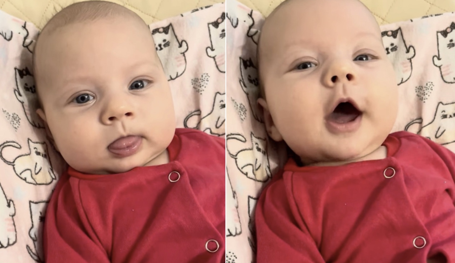 Yay! Baby girl begins to giggle. Sweetness overload! | My Cute Babies