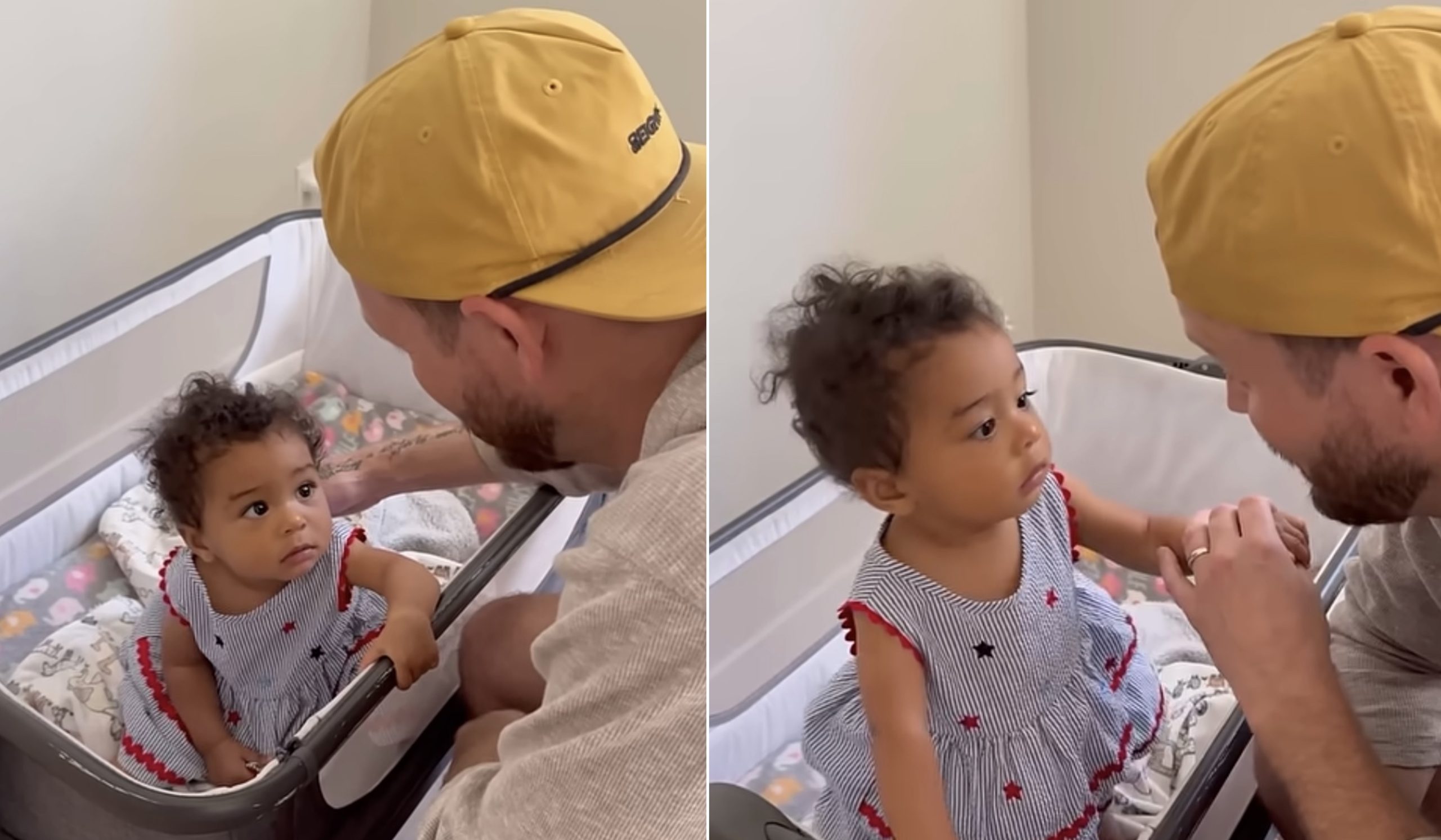 Joy for every parent: Baby girl says ‘Dada’ for the first time | My ...