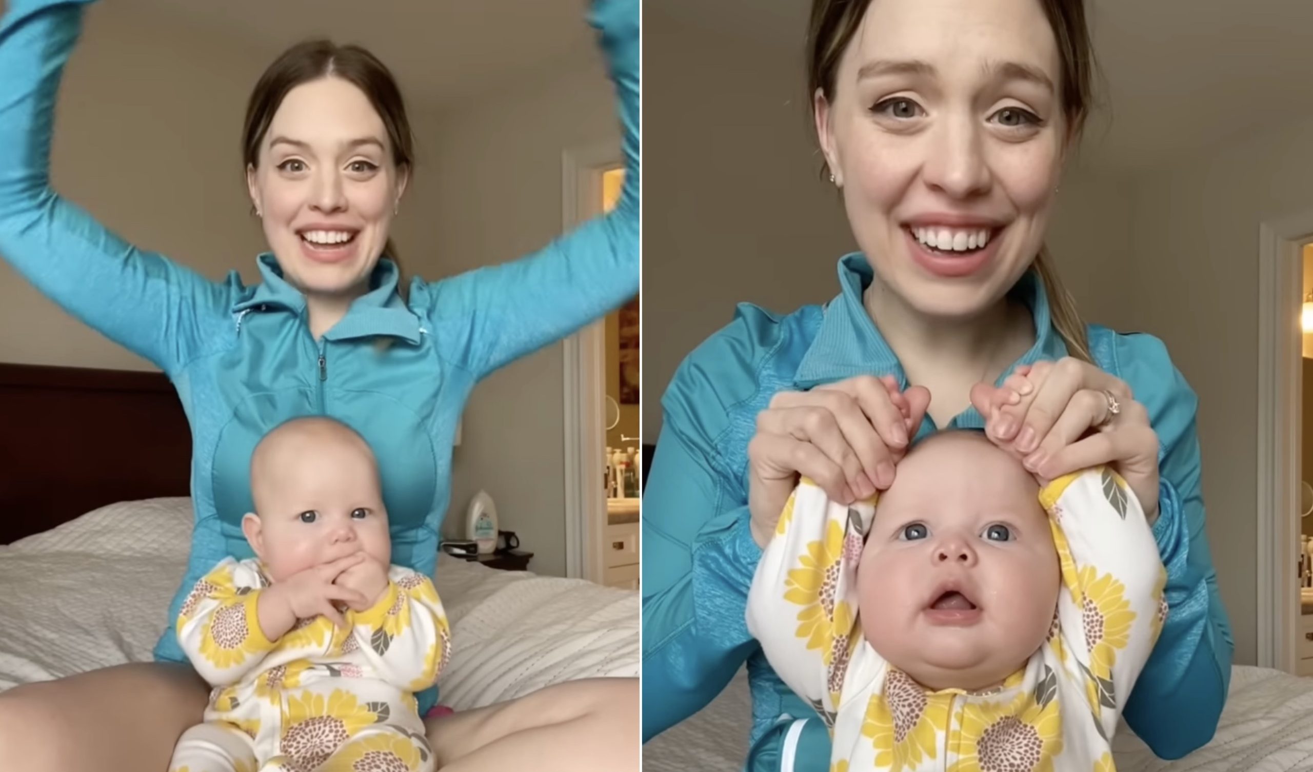 Hands up! Blogger baby sends you lots of joy | My Cute Babies