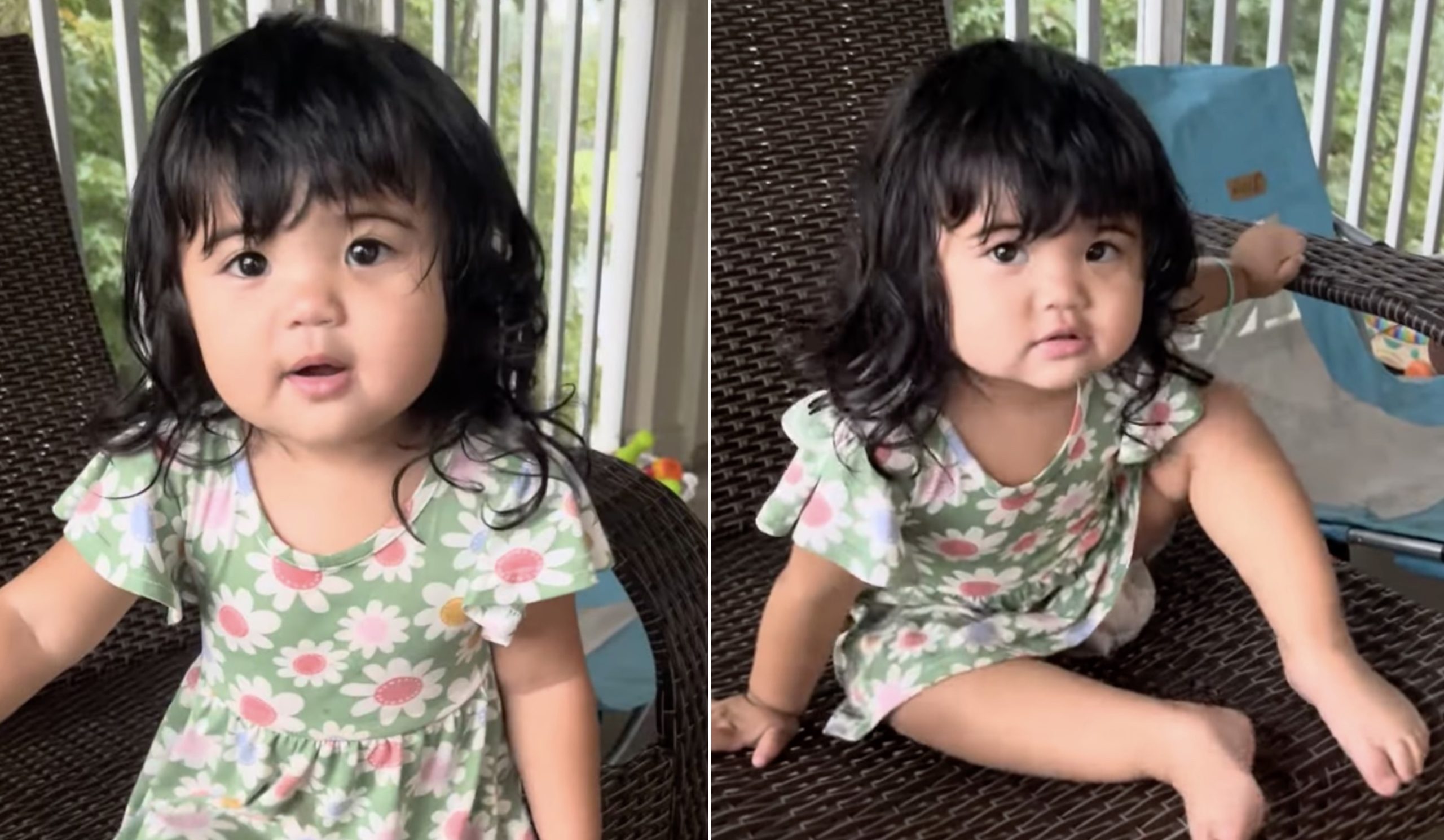 A beautiful little girl has all the answers to every question! So funny ...