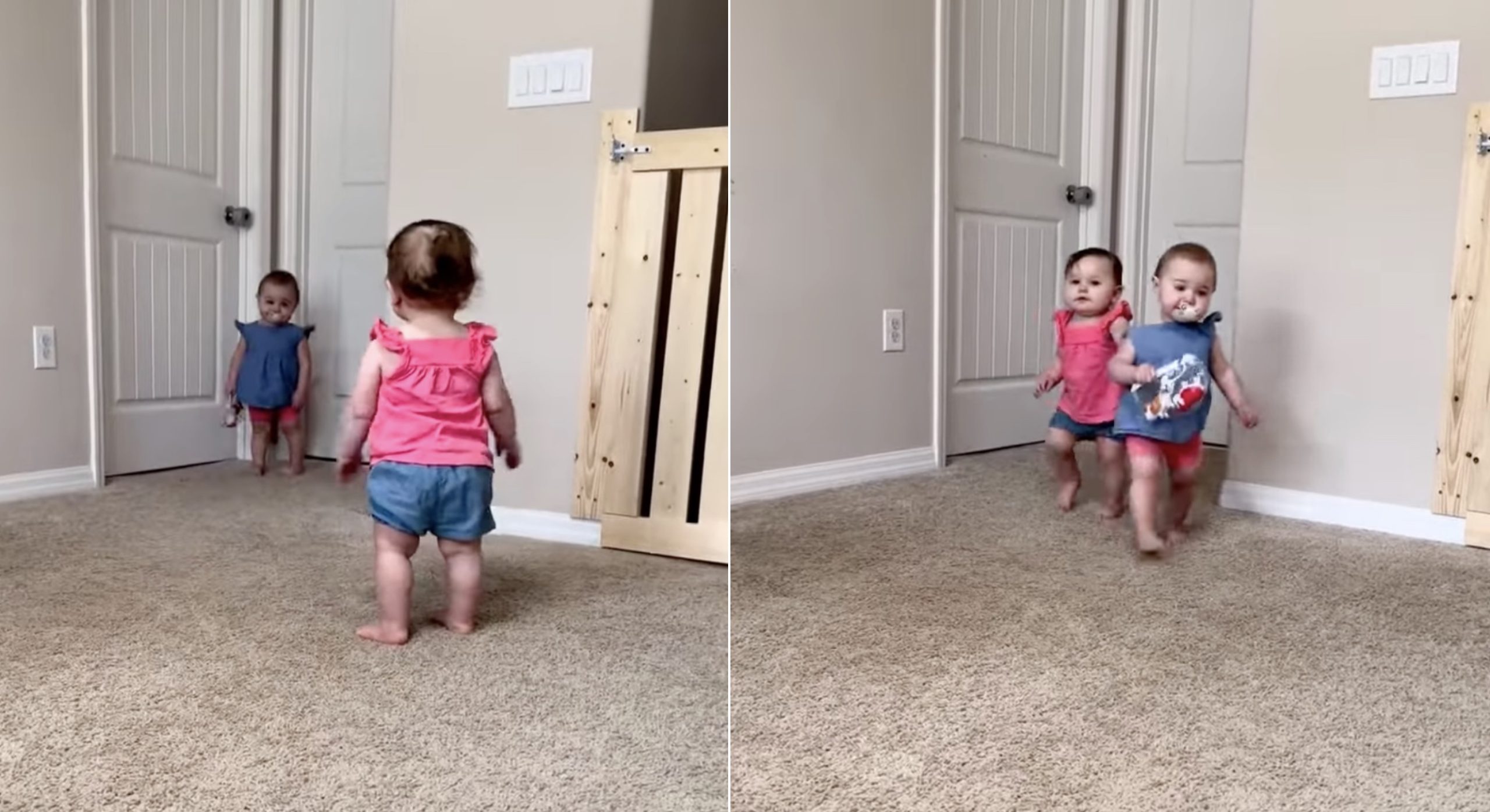 Amazing video ! Just doing twins’ things ! | My Cute Babies