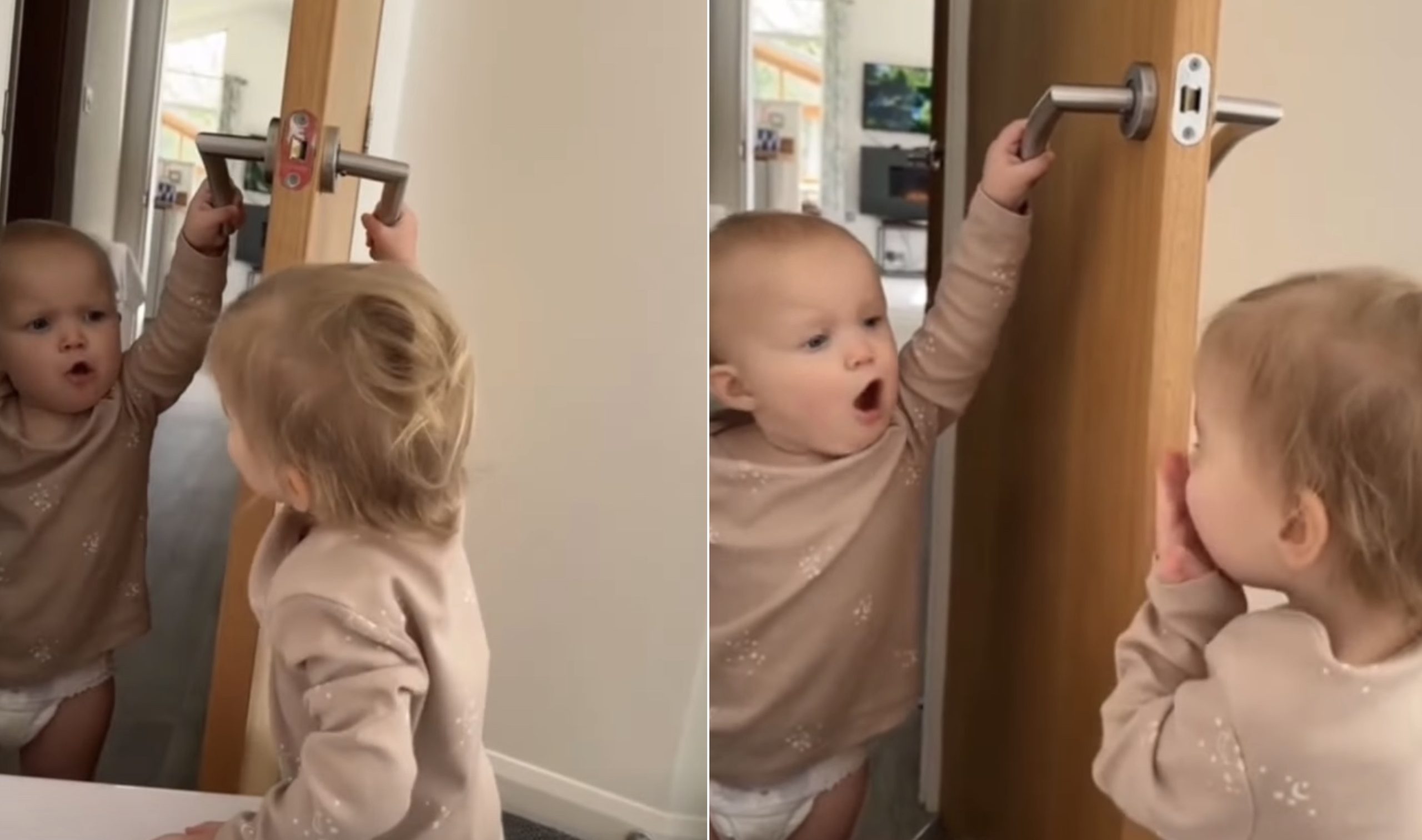 Such a funny video! Babies arguing with each other … | My Cute Babies