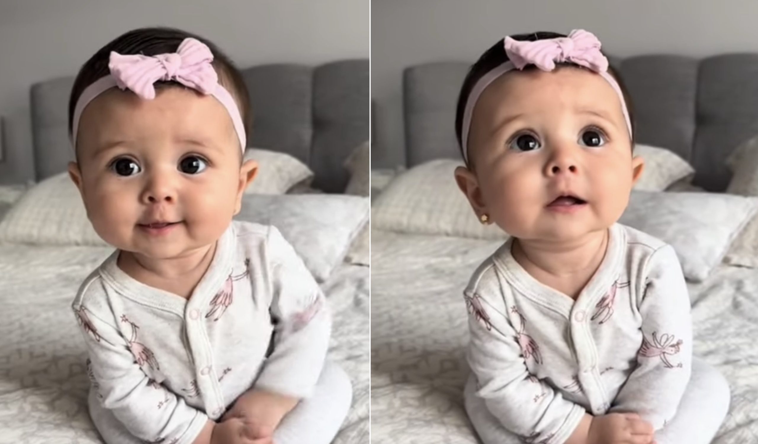Sweetness of the day! You can admire the beauty of this baby forever ...