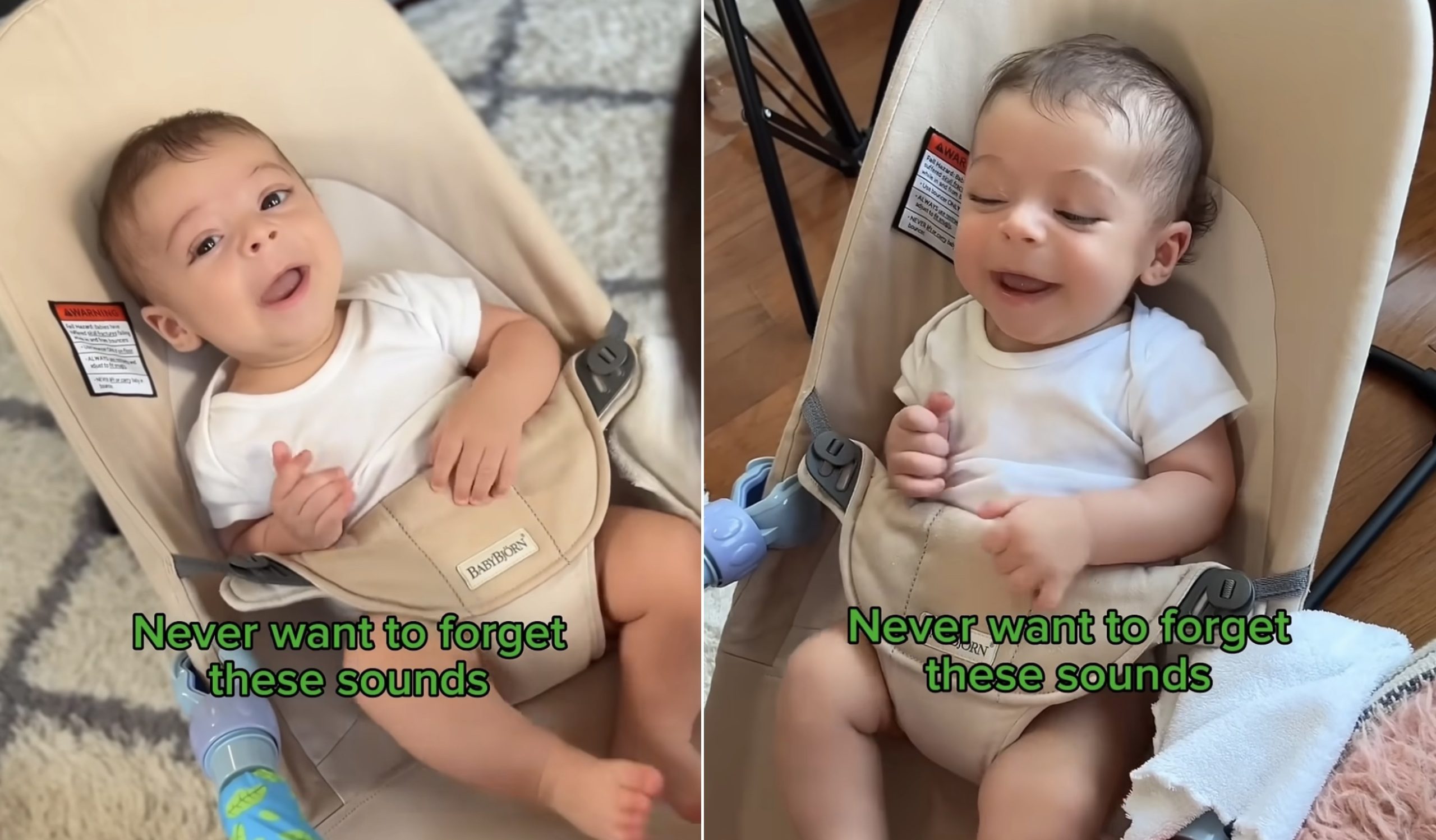 Never want to forget this sounds! The baby boy doesn’t know whether he ...