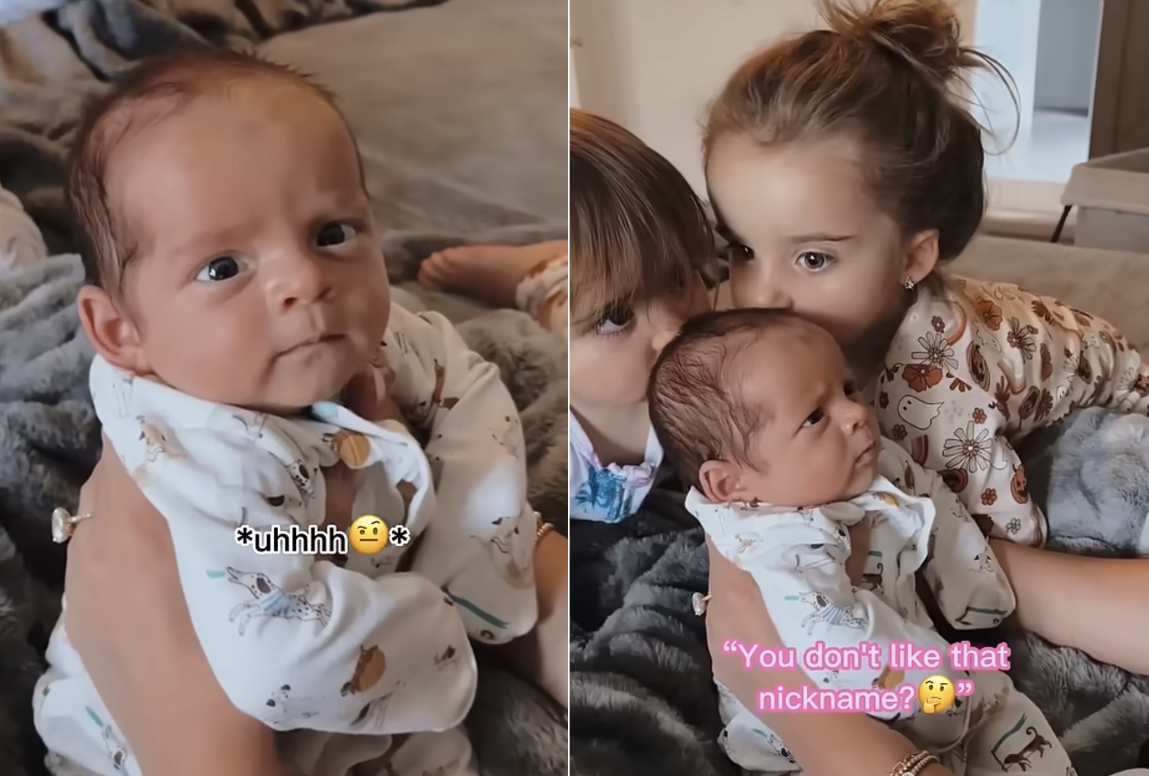 Baby doesn’t like his new nickname! Get ready to laugh! | My Cute Babies