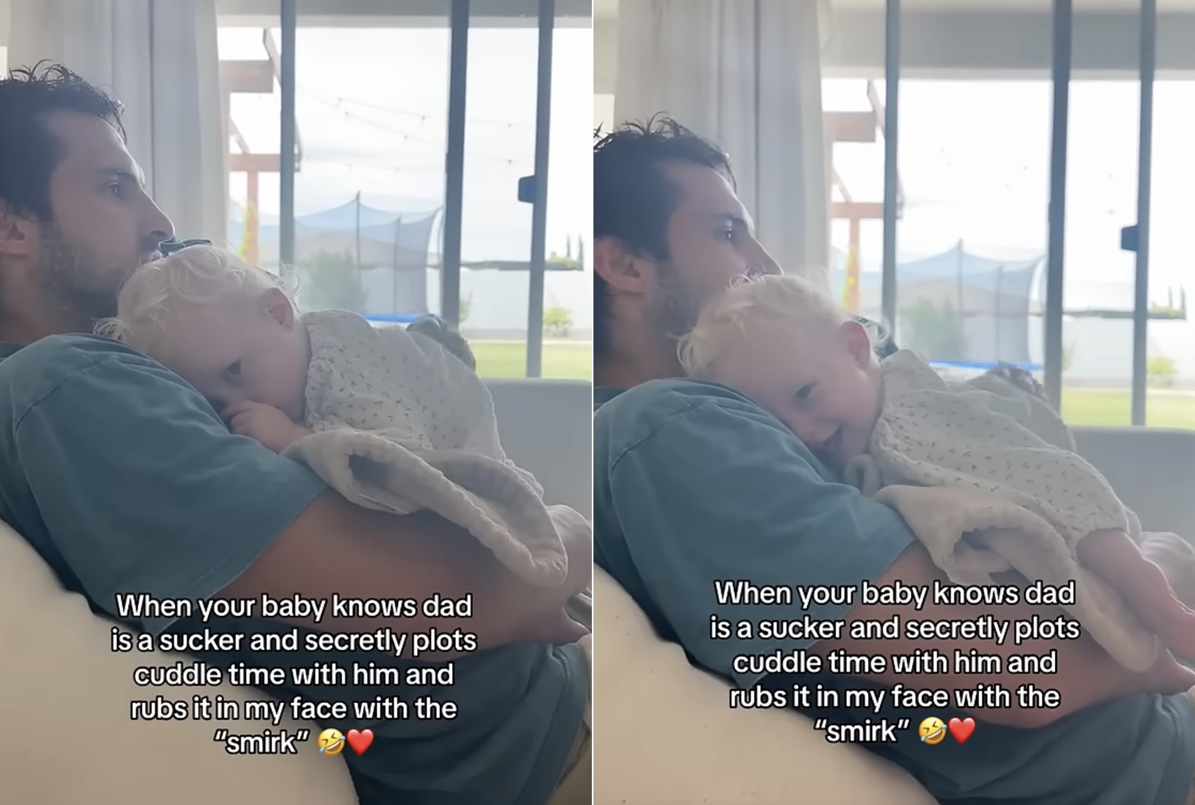 Dad’s little sweetheart steals sis’s heart with one sly smirk! | My ...