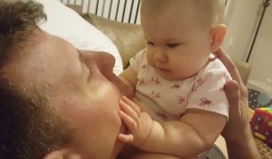 The cutest cuddles with lovely Daddy! | My Cute Babies