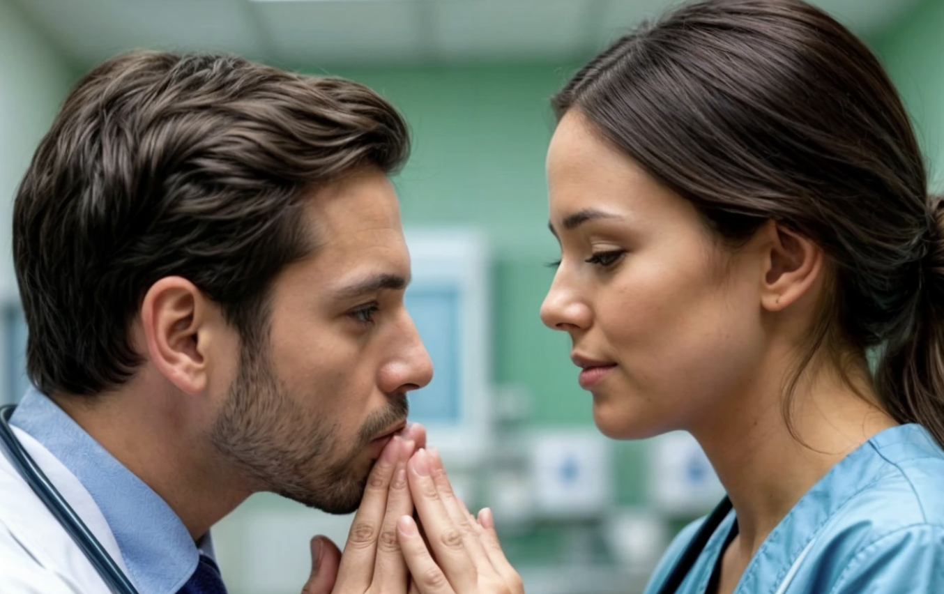 The hospital’s chief physician, weeping, kissed the hands of the deaf orderly, who could not ...