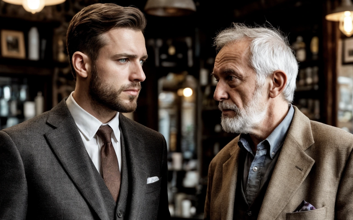 A wealthy businessman humiliated an old man. What the old man did next made everyone freeze ...