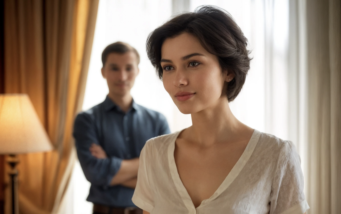 One day the wife said: enough. The husband got angry at his wife, the ...