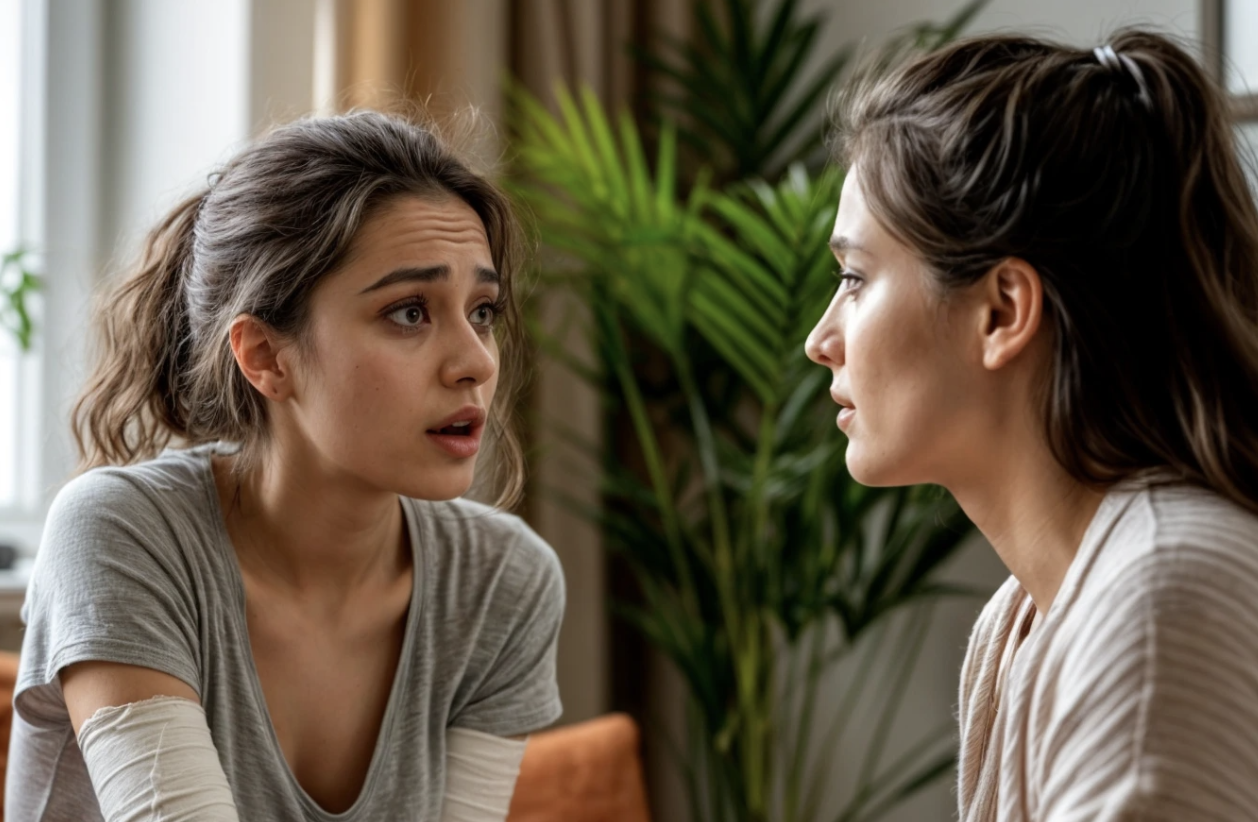 You’re still stuck at home in a cast anyway — let my husband drive your ...