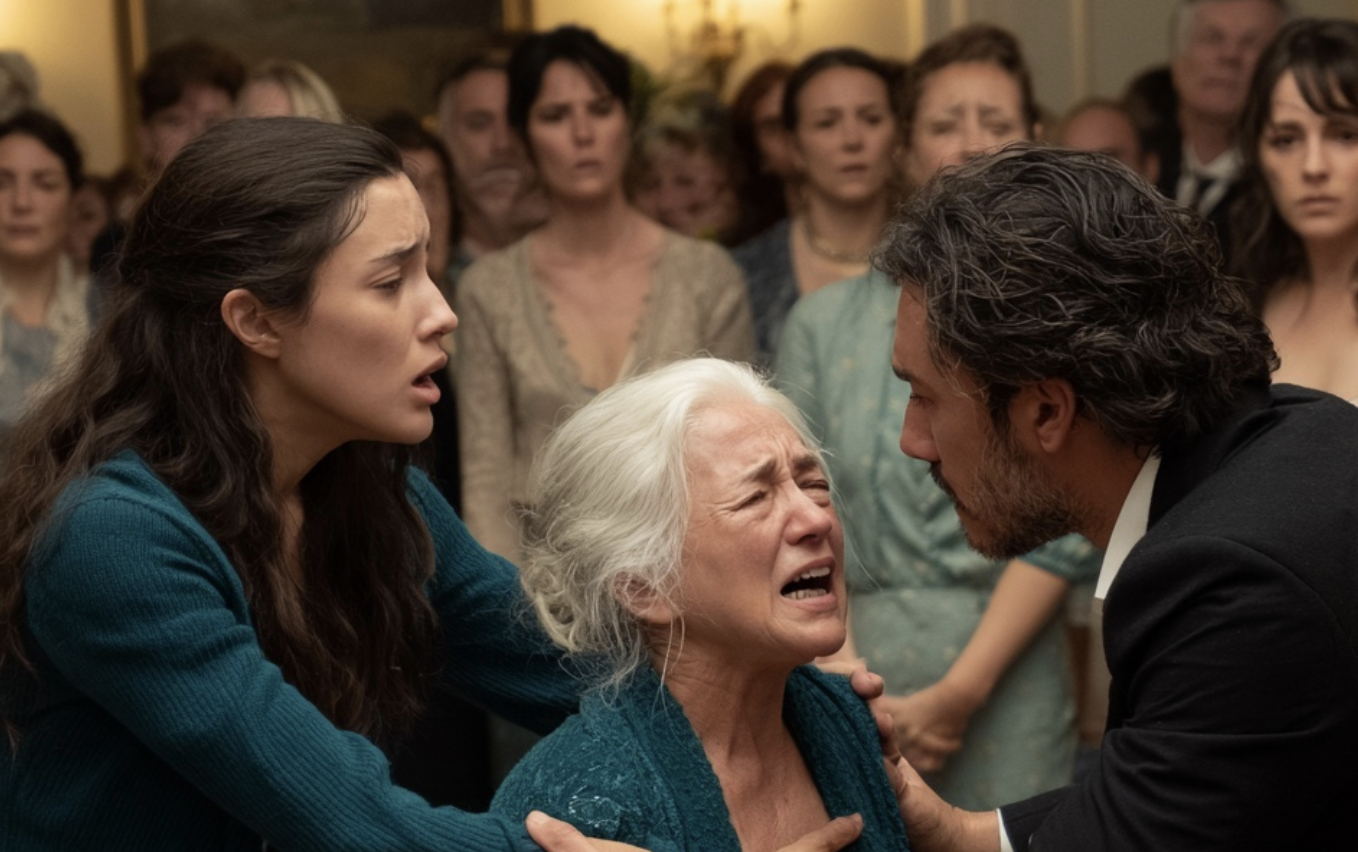 This is all your doing!” the mother-in-law shouted, elbowing the guests ...