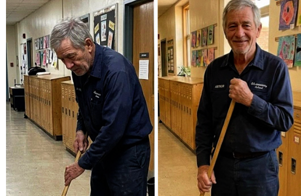 I Bought the School Janitor New Boots After Seeing His Taped-up Soles ...